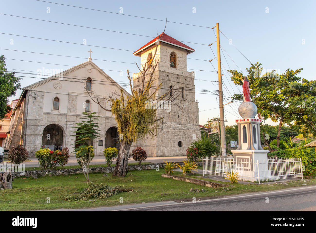 Baclayon church, one of the oldest churches in Bohol, Philippines Stock Photo - Alamy