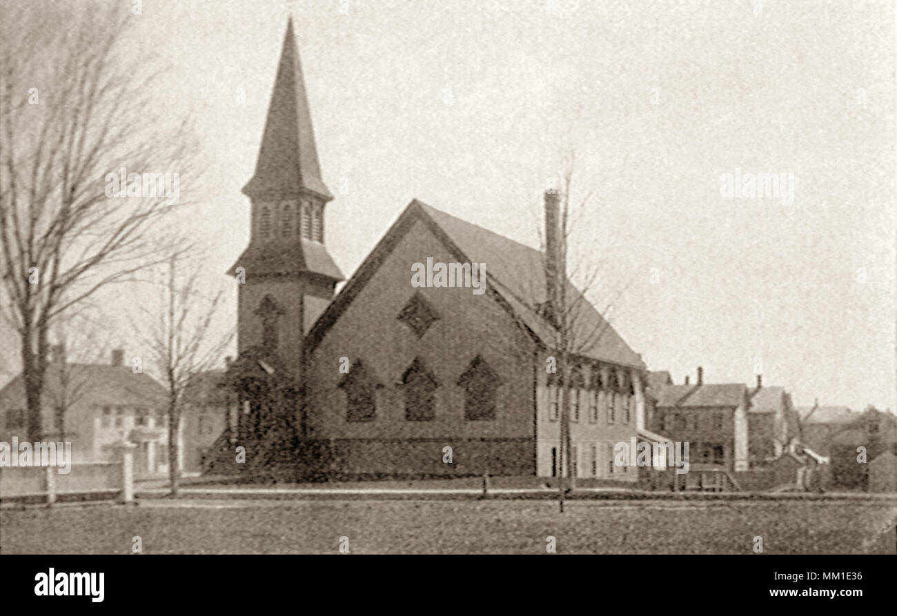 Baptist Church. West Springfield. 1891 Stock Photo - Alamy