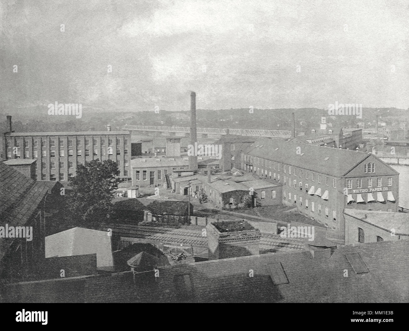 Whiting Paper Company. Mill #1. Holyoke. 1891 Stock Photo - Alamy
