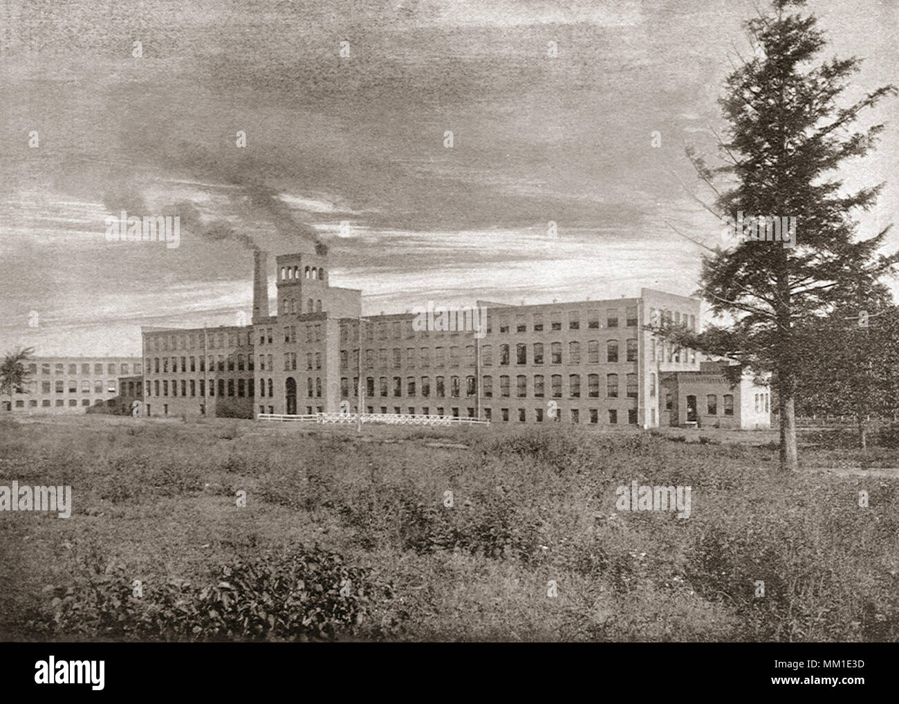 Whiting Paper Company Mill. Wilbraham. 1891 Stock Photo - Alamy