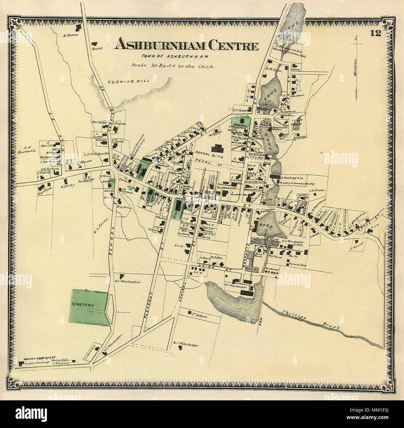 Map of centre hi-res stock photography and images - Alamy