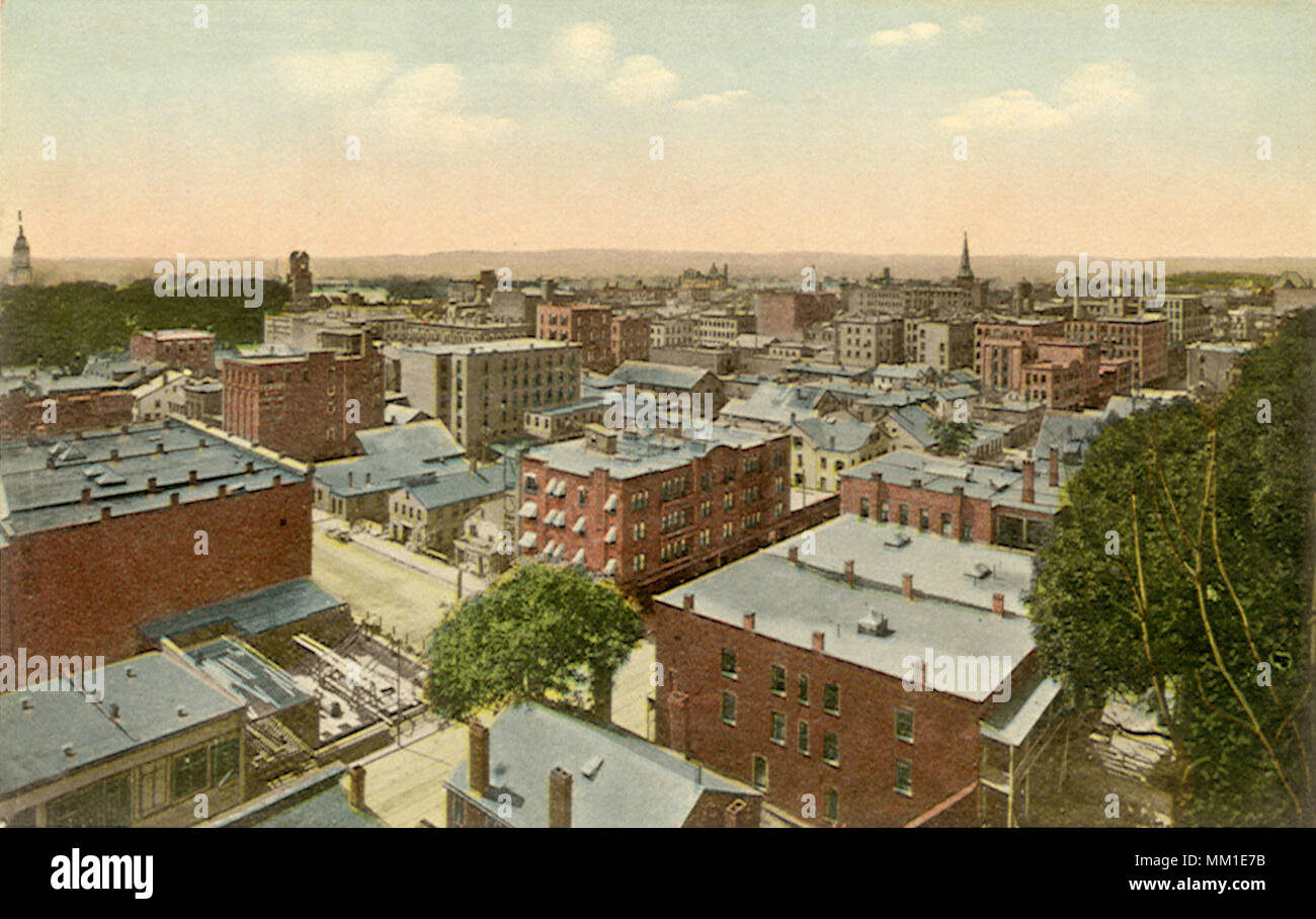 Birds-Eye View of Springfield. 1915 Stock Photo - Alamy