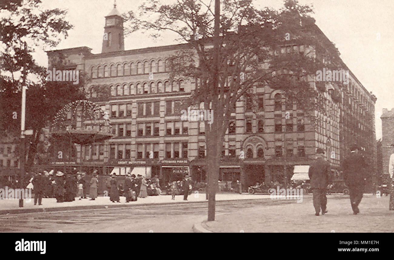 Court Square Theater Building. Springfield. 1913 Stock Photo - Alamy