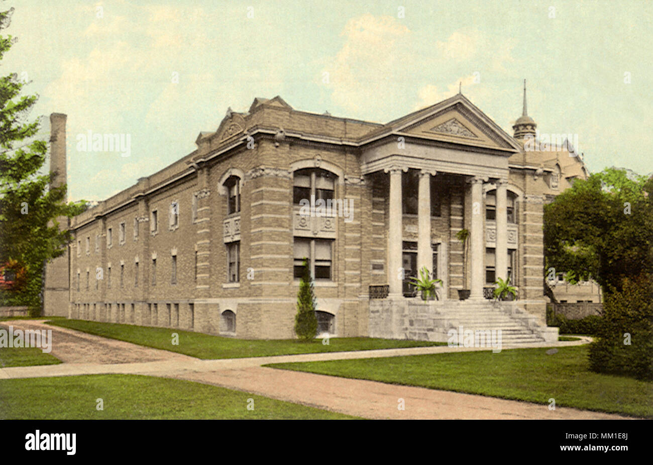 The Science Building. Springfield. 1910 Stock Photo - Alamy