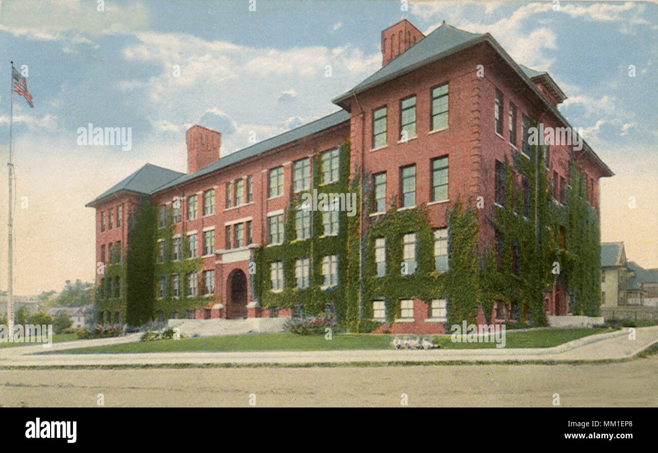 Hood School. Lawrence. 1920 Stock Photo - Alamy