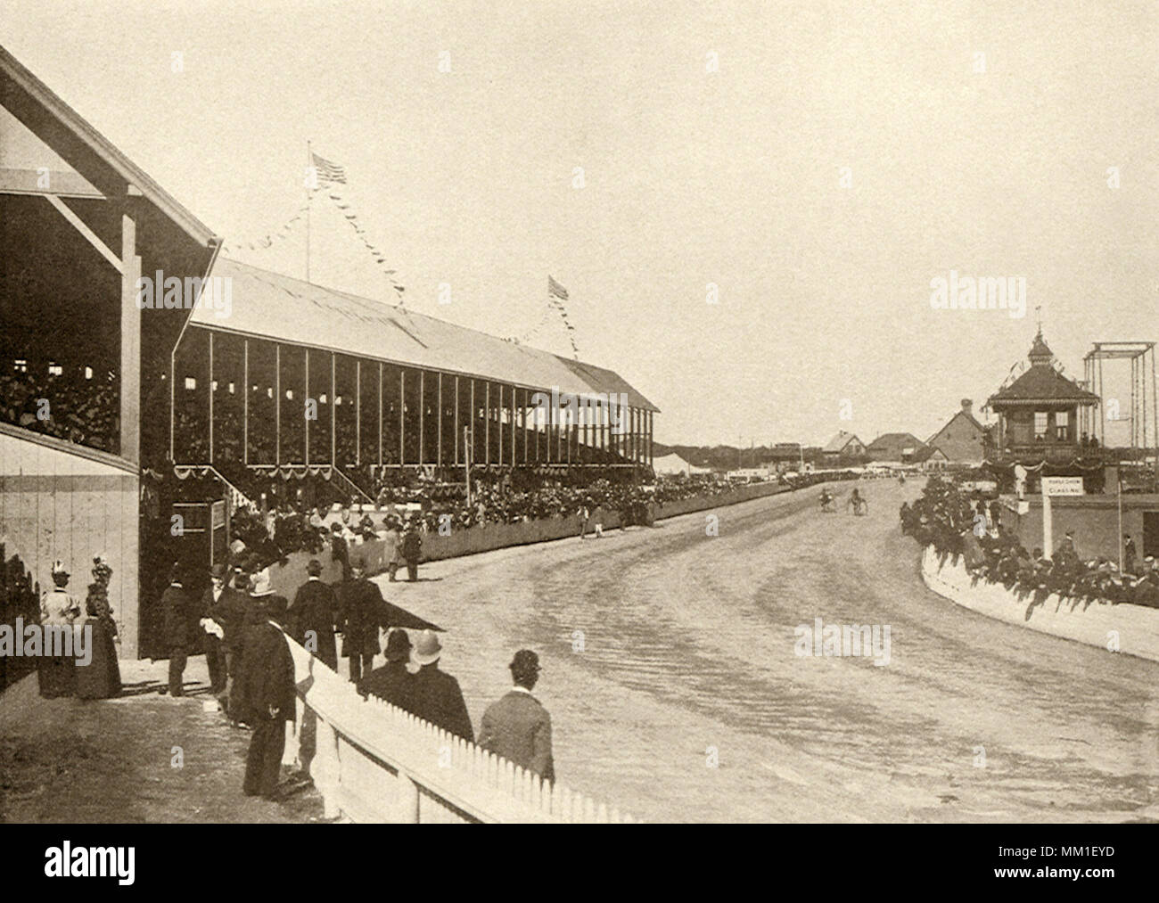 Brockton Fair Grandstand. Brockton. 1900 Stock Photo - Alamy