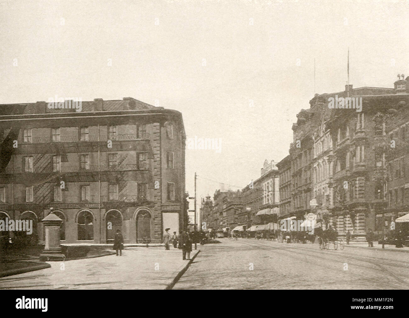 Court Square. Springfield. 1906 Stock Photo - Alamy