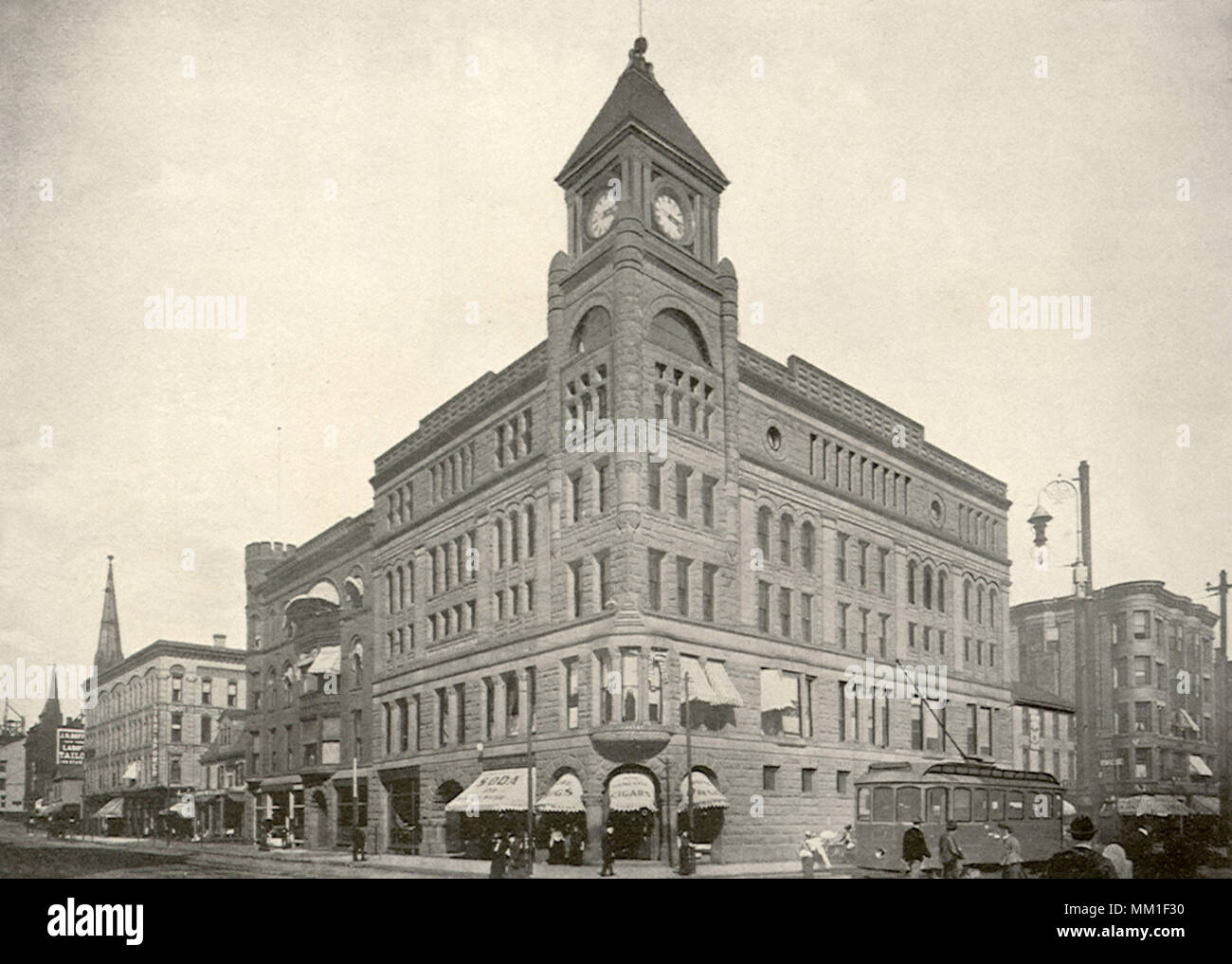 Masonic Temple. Springfield. 1906 Stock Photo - Alamy