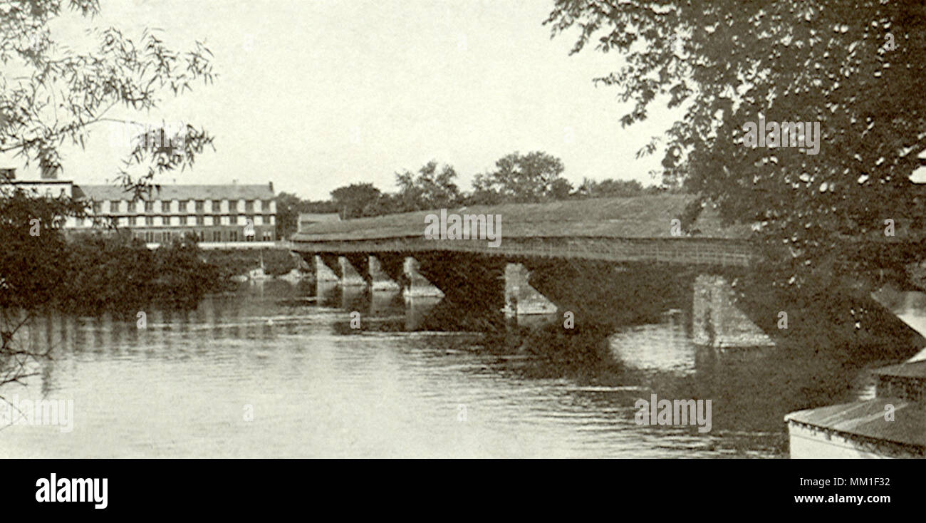 Old Toll Bridge. Springfield. 1906 Stock Photo - Alamy