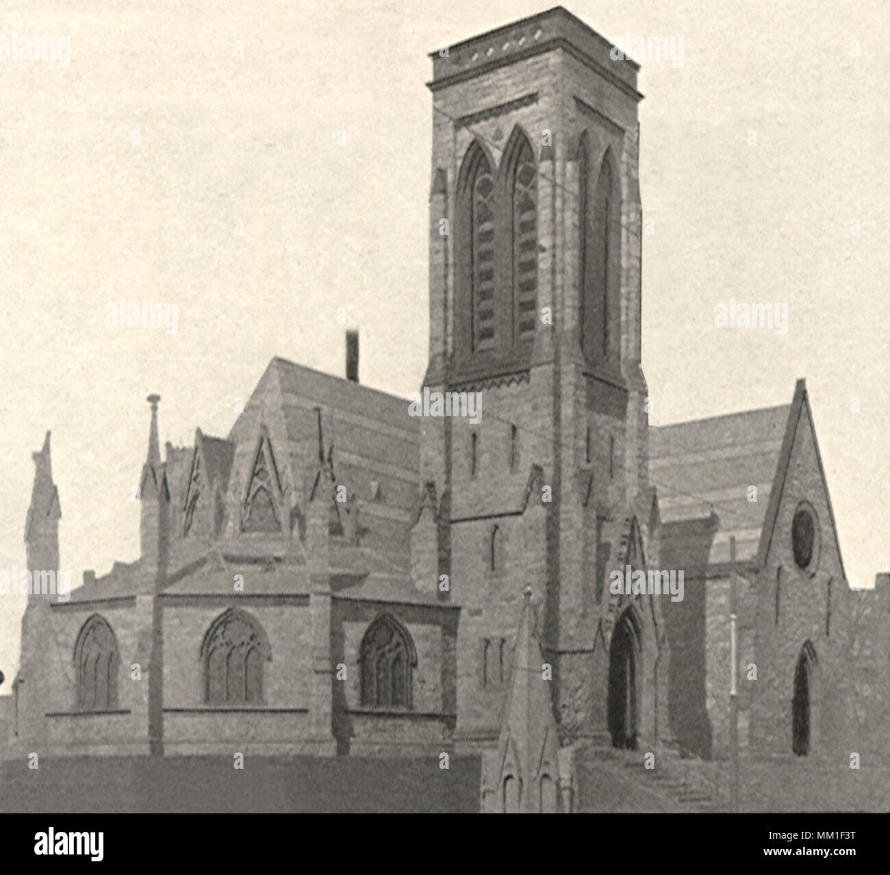 Trinity Methodist Church. Springfield. 1906 Stock Photo - Alamy