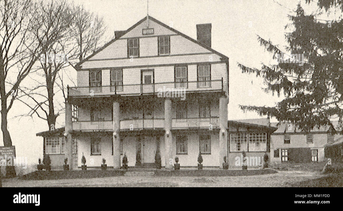 The Williams Tavern. Marlborough. 1927 Stock Photo - Alamy
