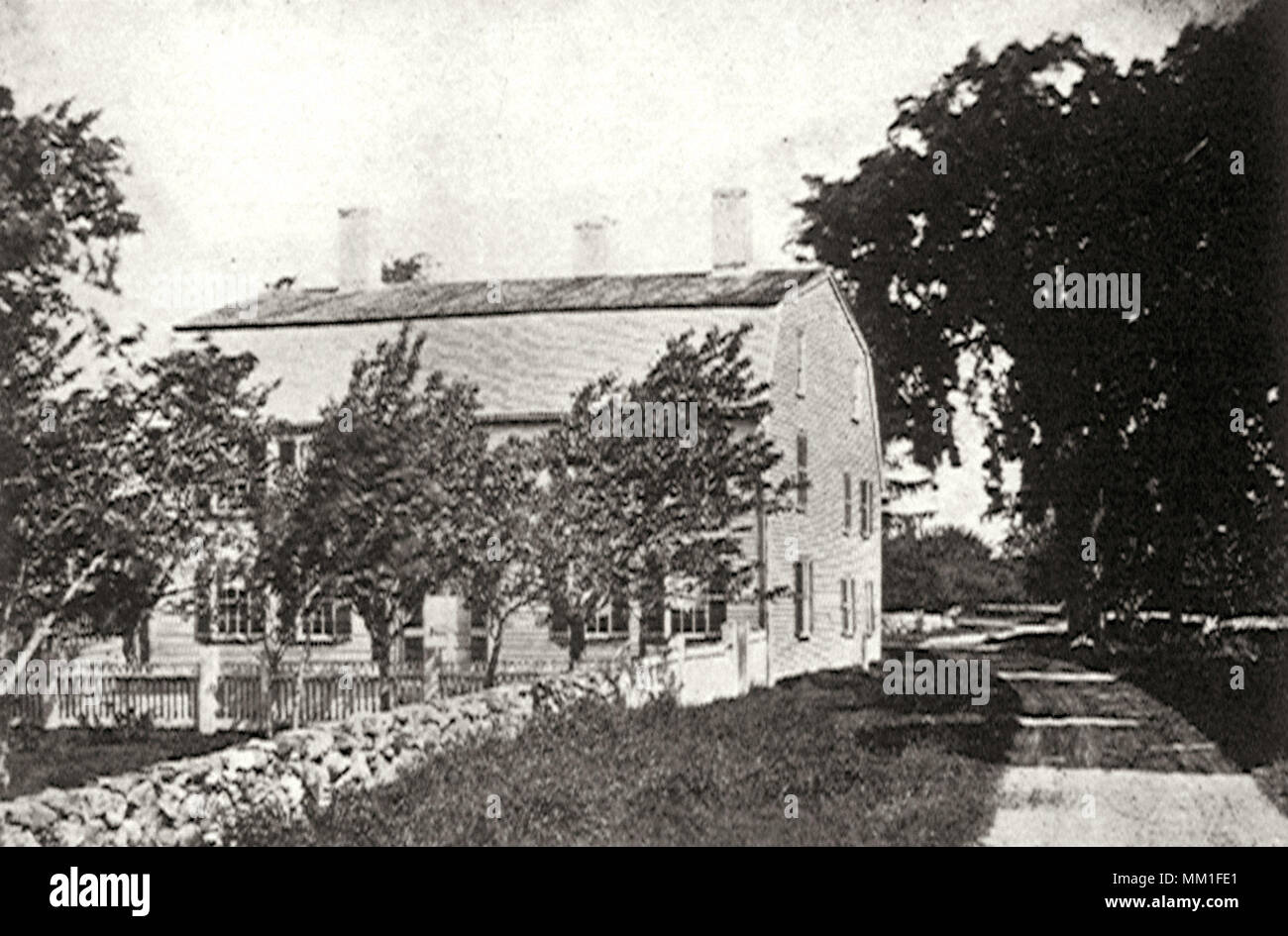 The Putnam- Perry House. Danvers. 1880 Stock Photo - Alamy