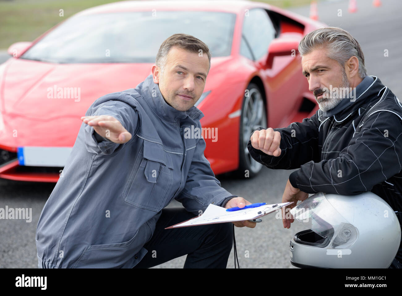 the racing car engineer Stock Photo - Alamy