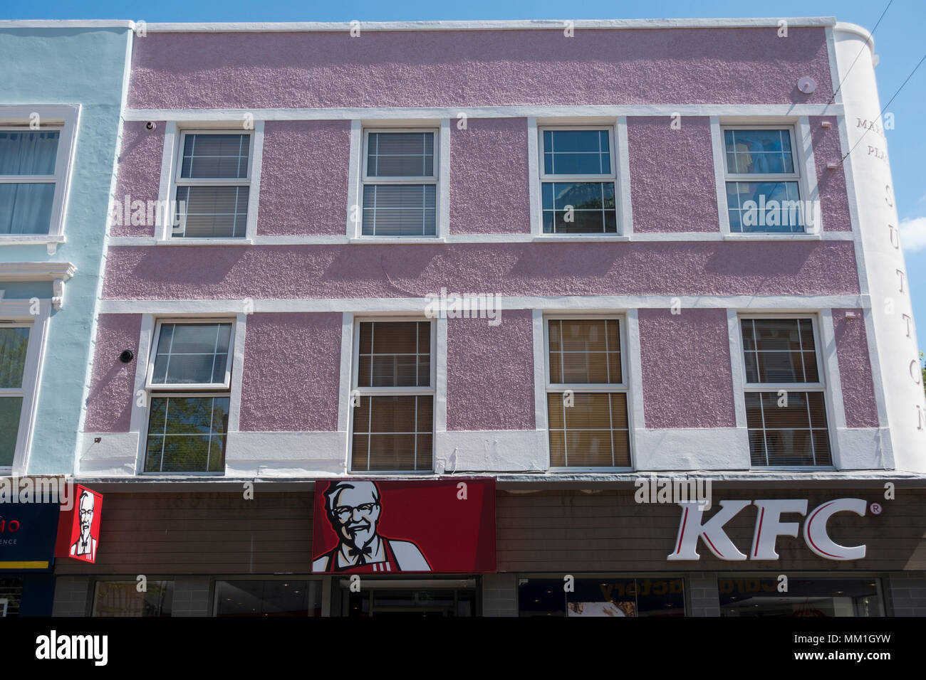 Sutton Market Place Stock Photo - Alamy