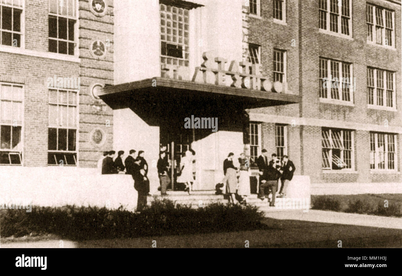 E. C. Goodwin Technical School. New Britain. 1950 Stock Photo - Alamy