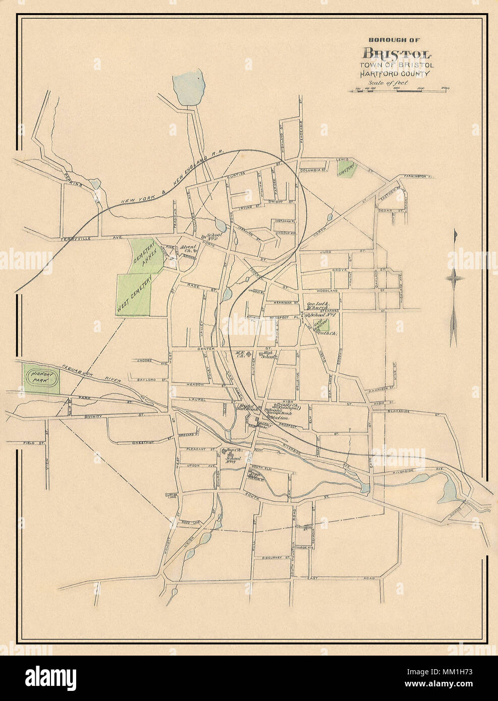 Bristol map hi-res stock photography and images - Alamy
