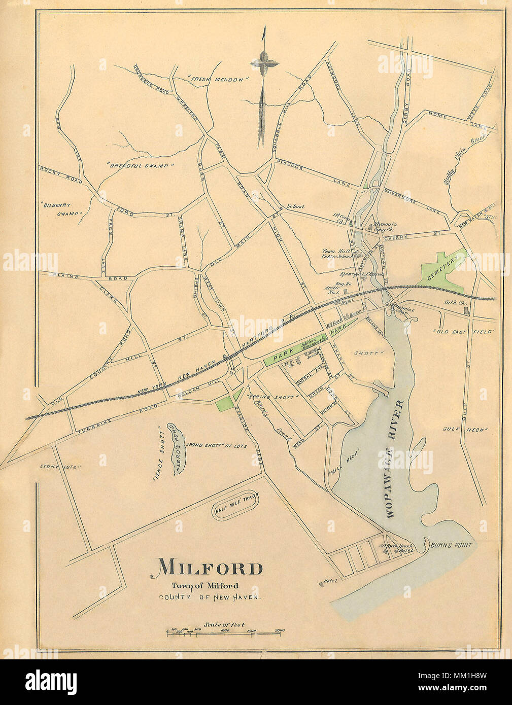 Map of milford haven hi-res stock photography and images - Alamy