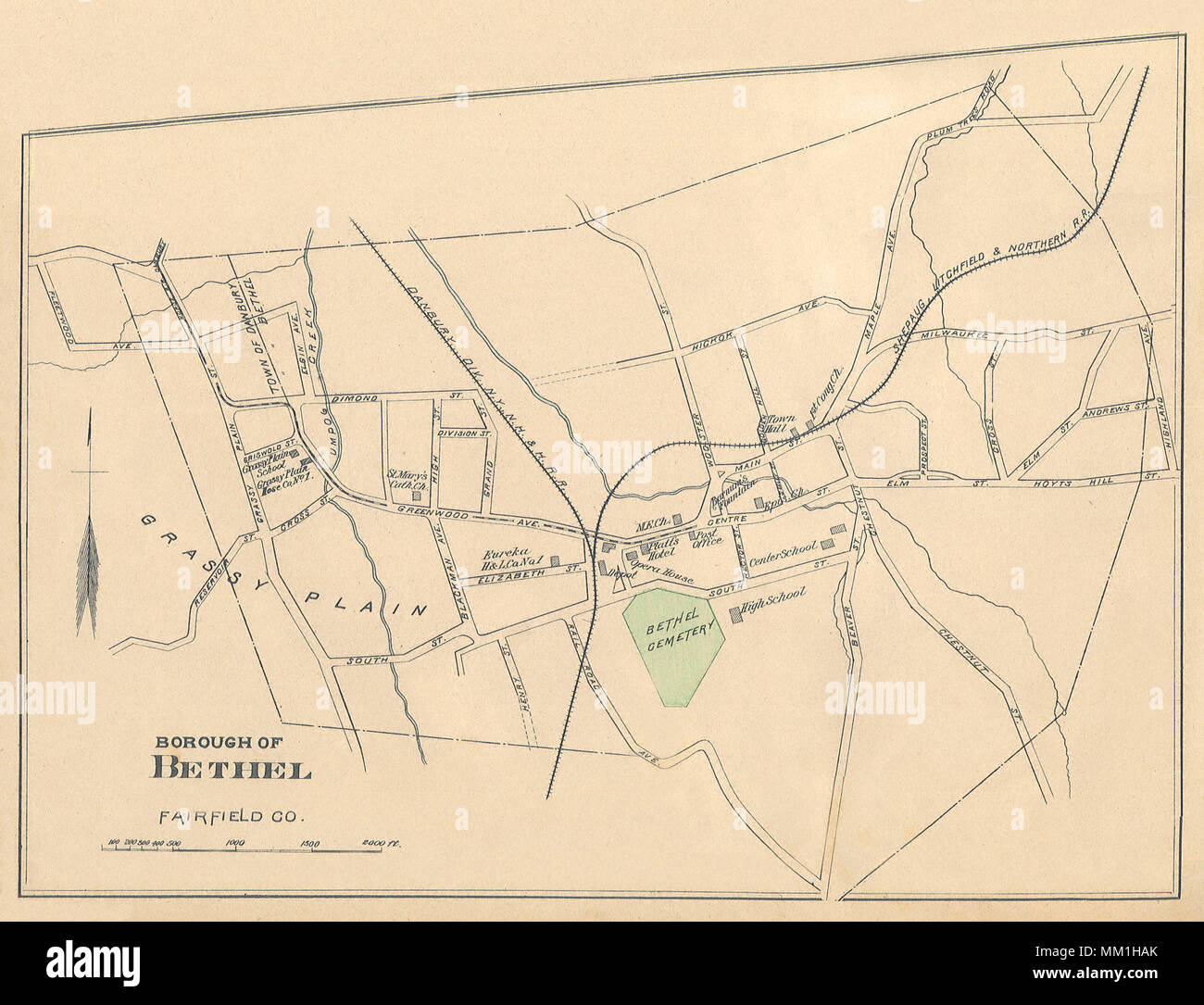 Bethel map hi-res stock photography and images - Alamy