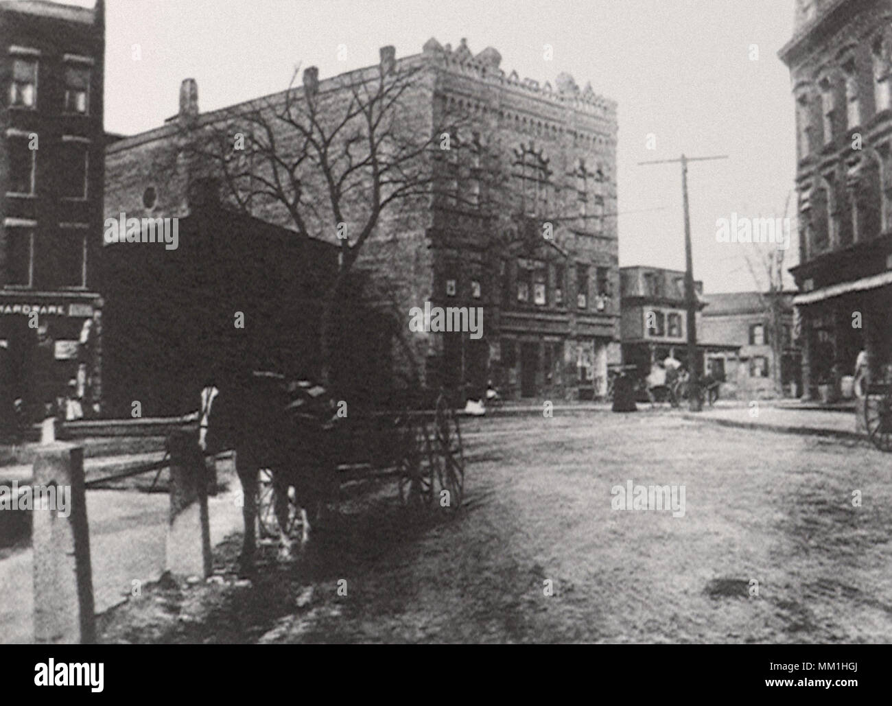 The Grand Opera House. Stamford. 1890 Stock Photo - Alamy