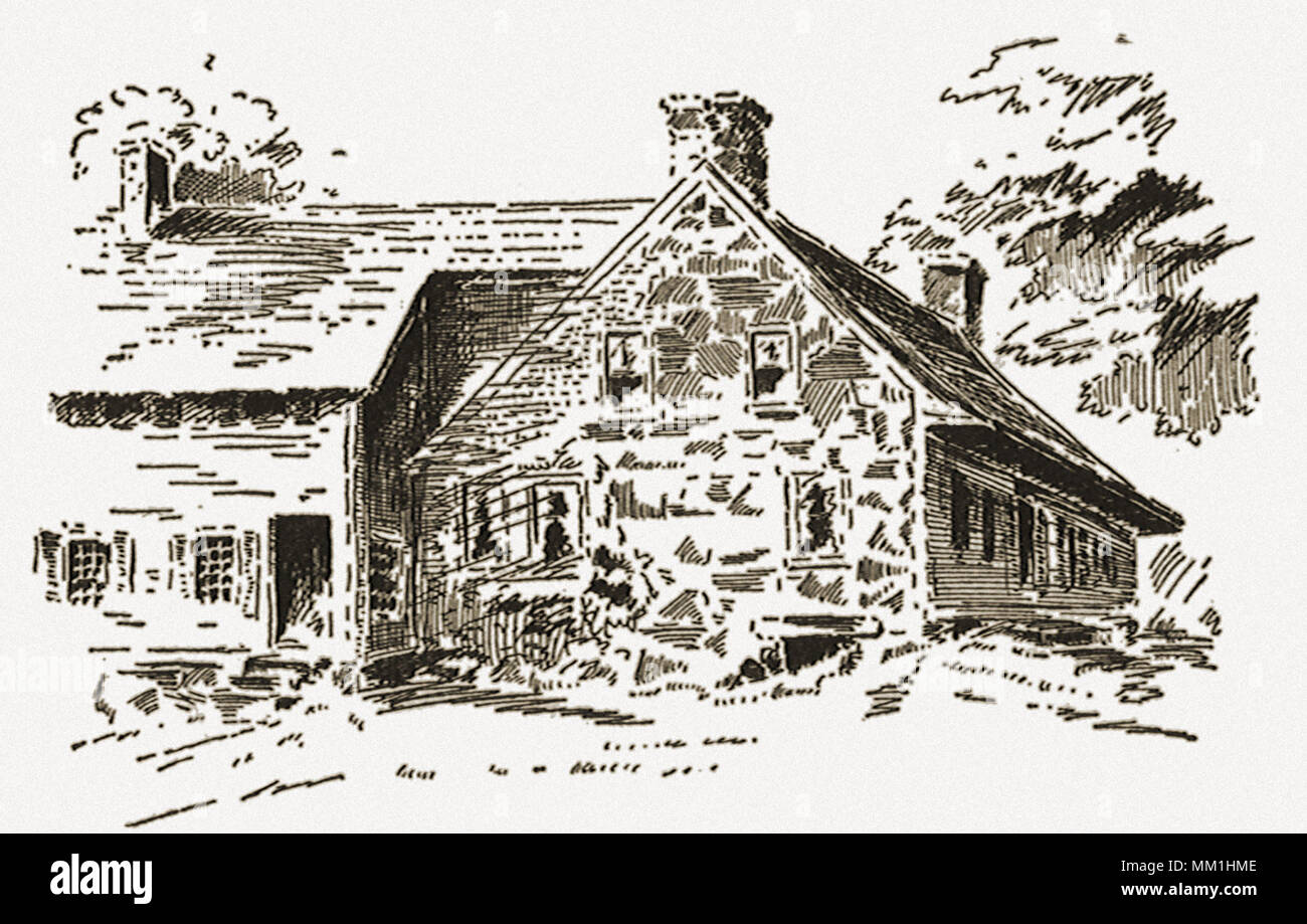 Stephen Thompson House. East Haven. 1800 Stock Photo - Alamy
