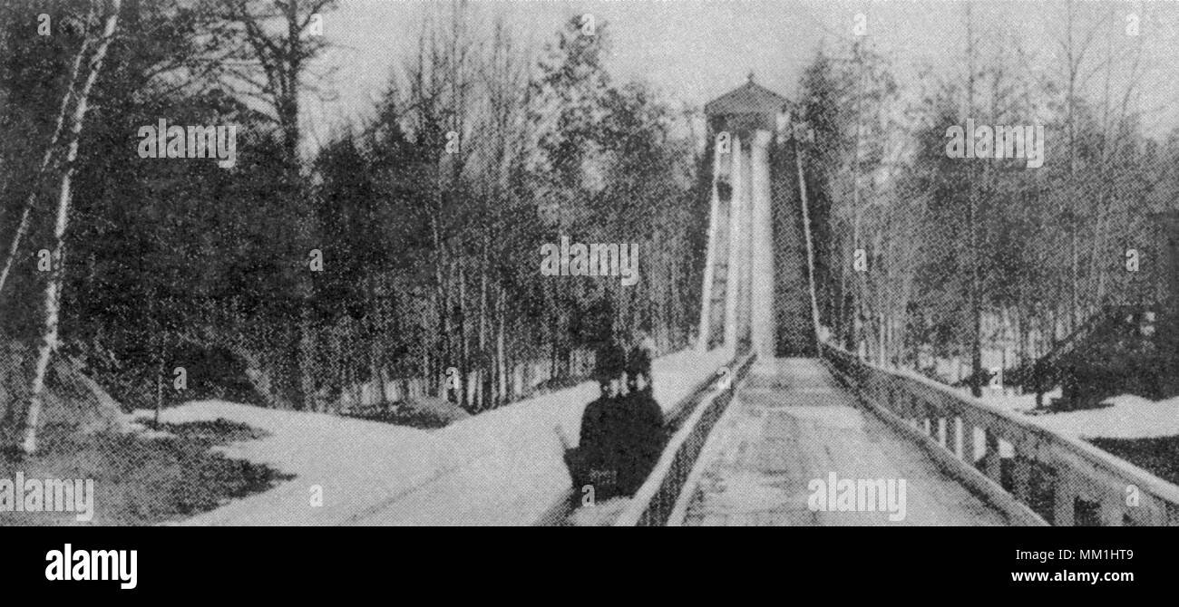 Toboggan Slide at Parlor Rock. Trumbull. 1888 Stock Photo - Alamy