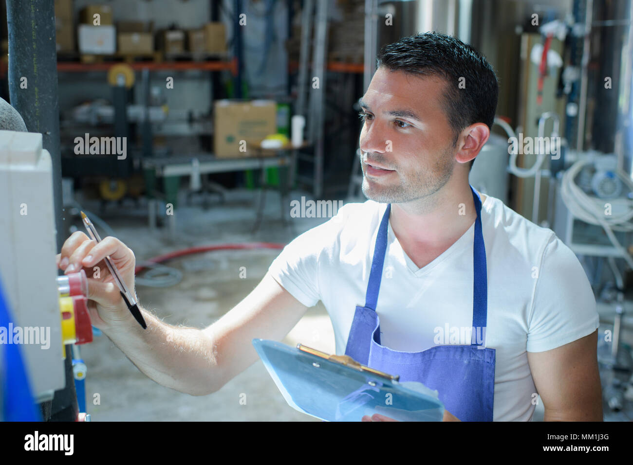 Aluminium factory employee hi-res stock photography and images - Alamy