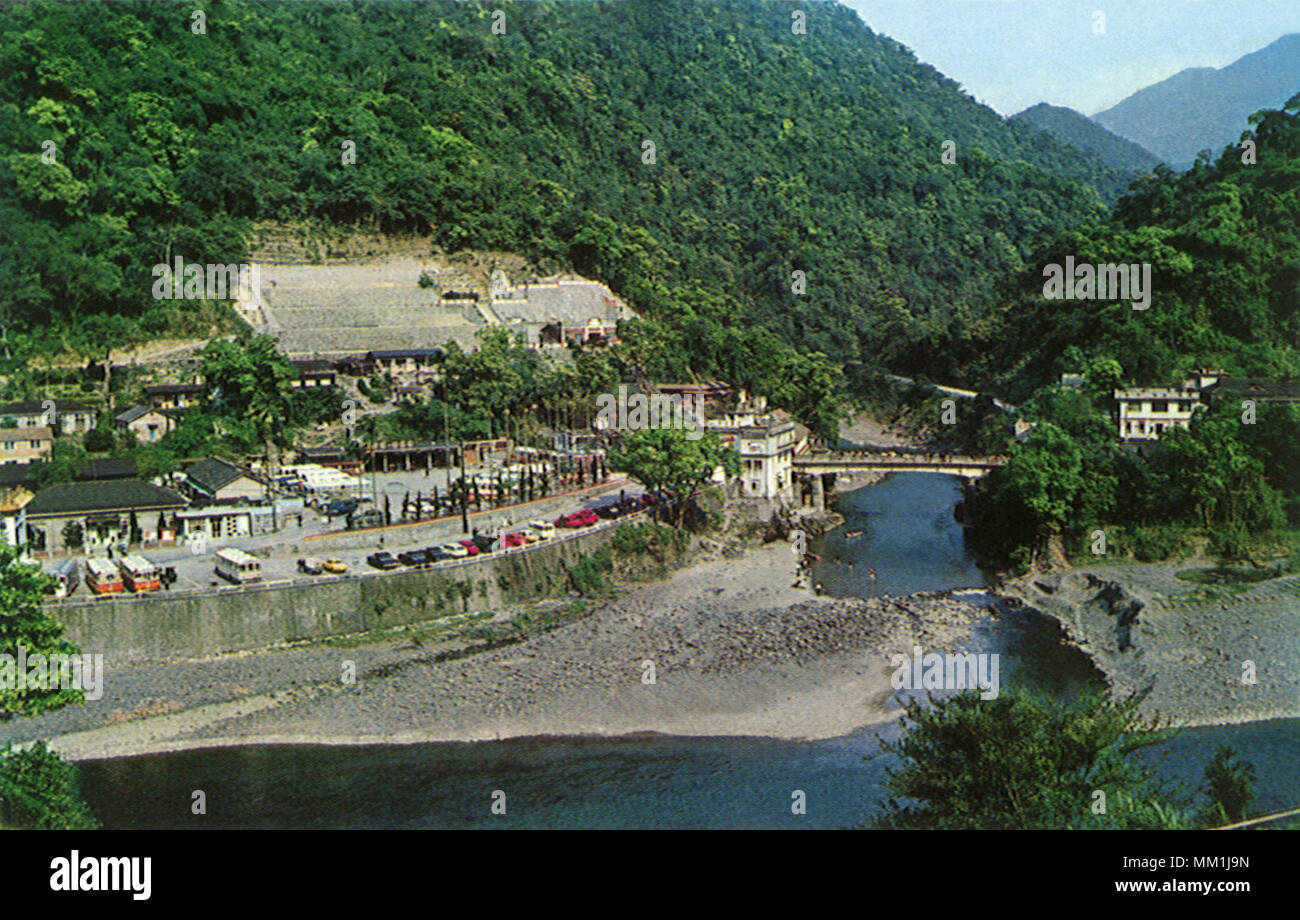Aerial View of Wulai Village. Taipei. 1930 Stock Photo - Alamy