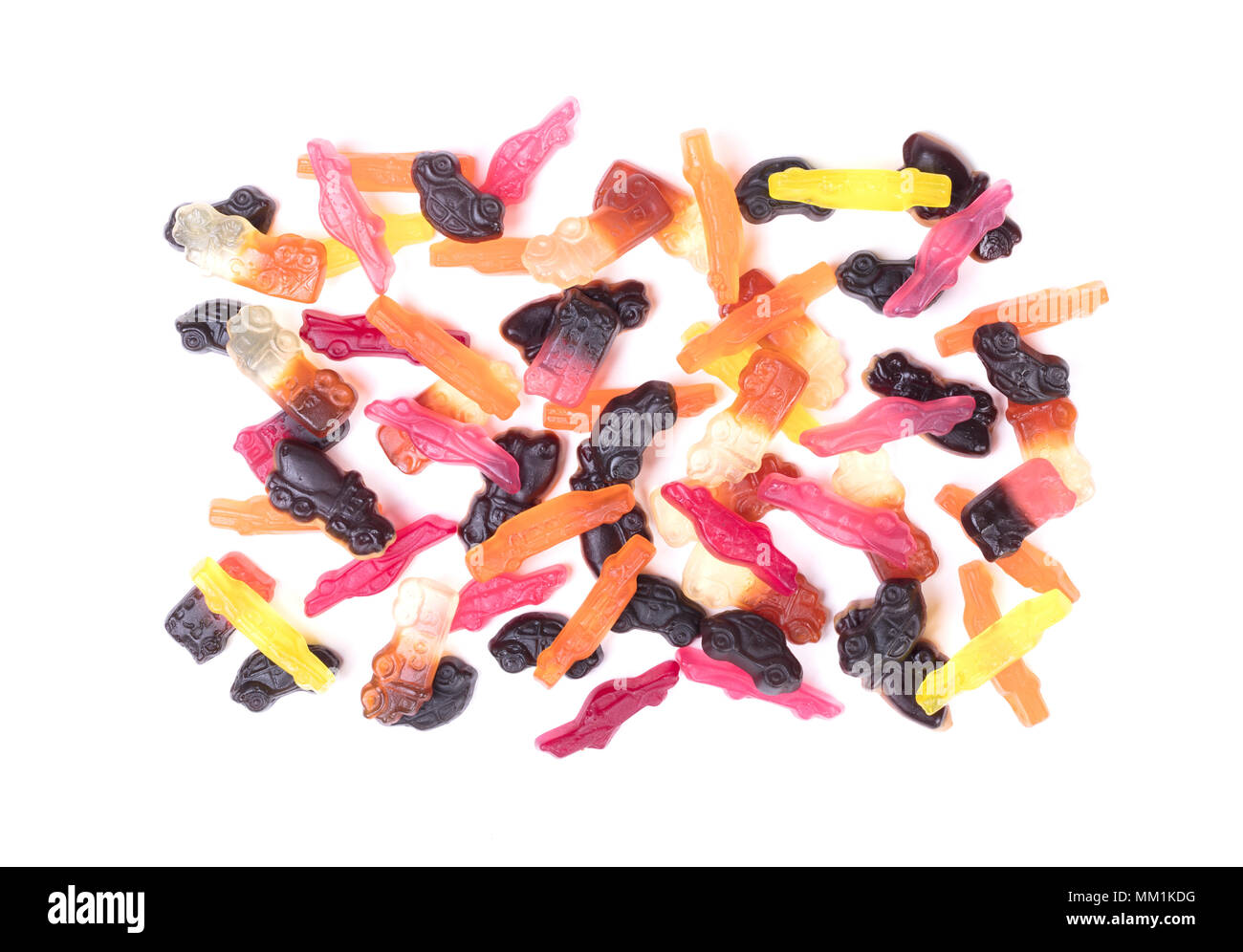 Dutch candy in the form of a car - Isolated on white Stock Photo - Alamy