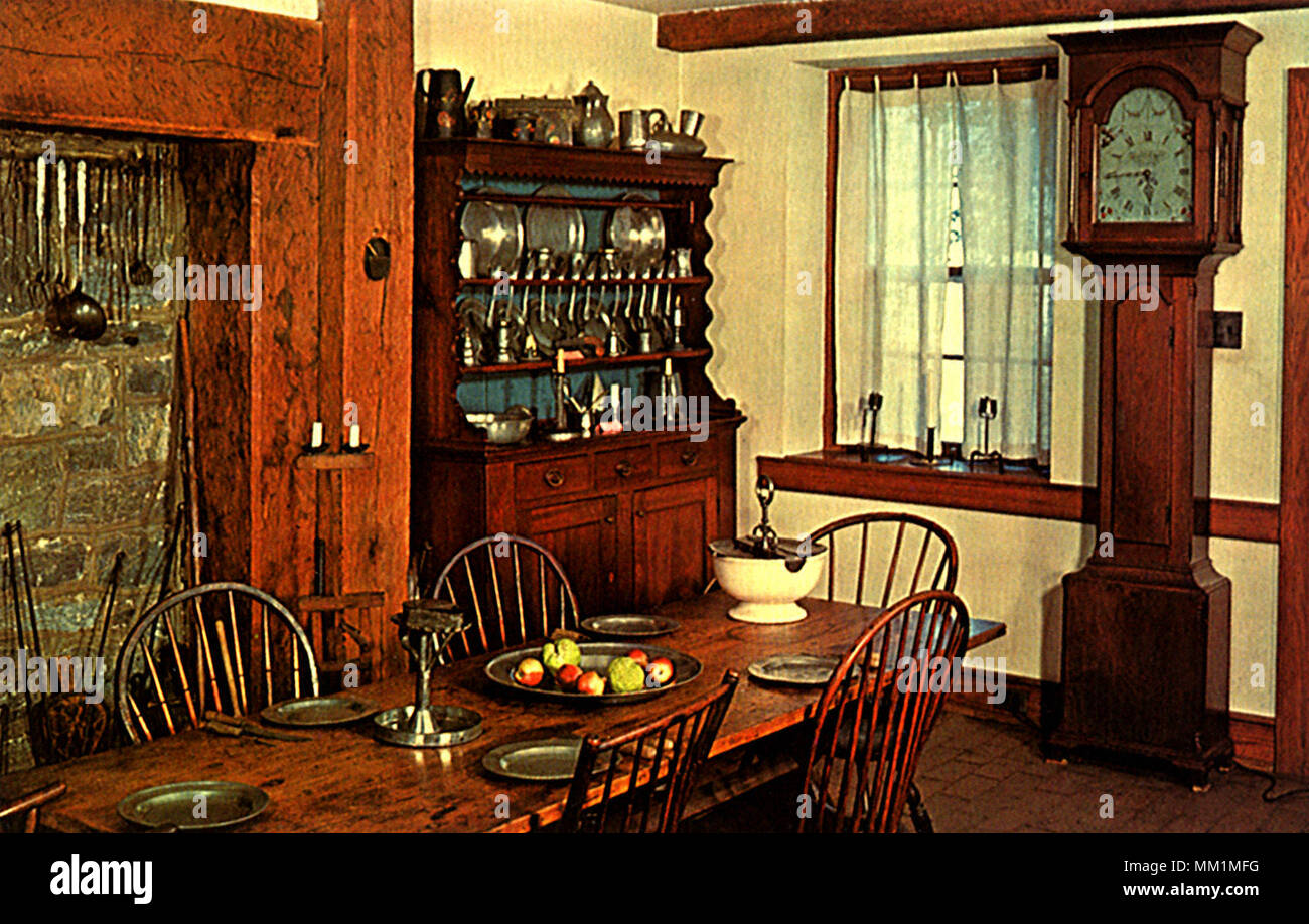 Landis Valley Farm Museum Kitchen. Lancaster. 1962 Stock Photo - Alamy