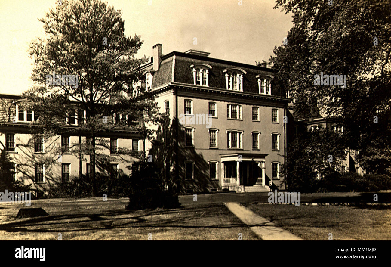Friends Hospital Main Building. Philadelphia. 1960 Stock Photo - Alamy