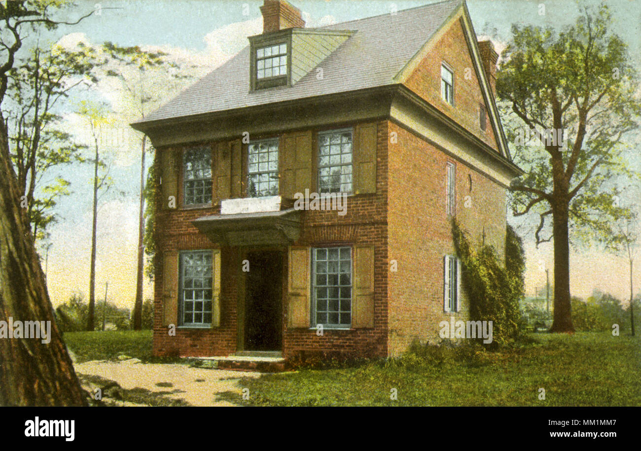 Penn's Cottage in Fairmount Park. Philadelphia. 1910 Stock Photo - Alamy