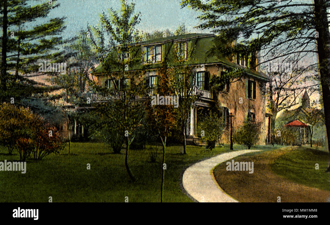 Residence of Hon. P. E. Womelsdorf. Philipsburg. 1906 Stock Photo - Alamy