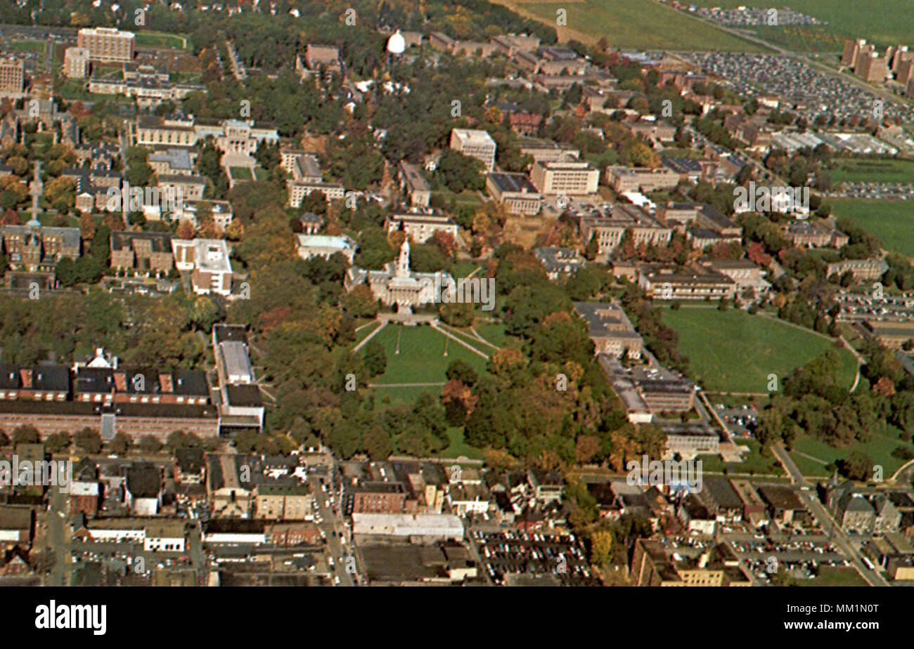 Aerial View of Pennsylvania State College. 1970 Stock Photo - Alamy