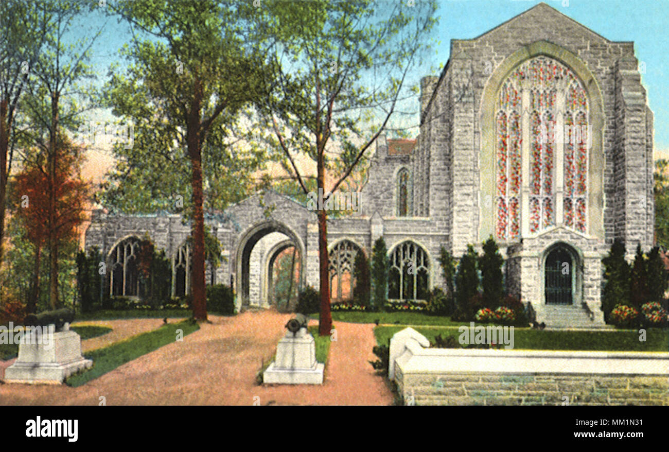 Washington Memorial Chapel. Valley Forge. 1920 Stock Photo - Alamy