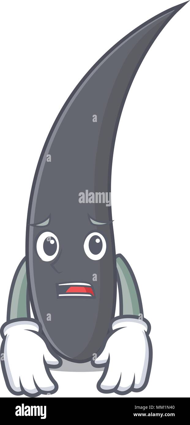 Afraid hair mascot cartoon style Stock Vector Image & Art - Alamy