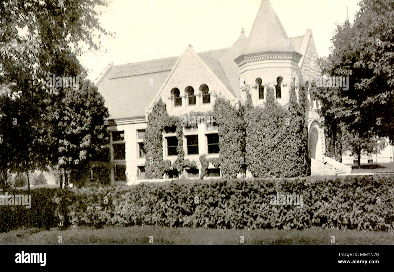 Scoville Library at Carleton College. Northfield. 1910 Stock Photo - Alamy
