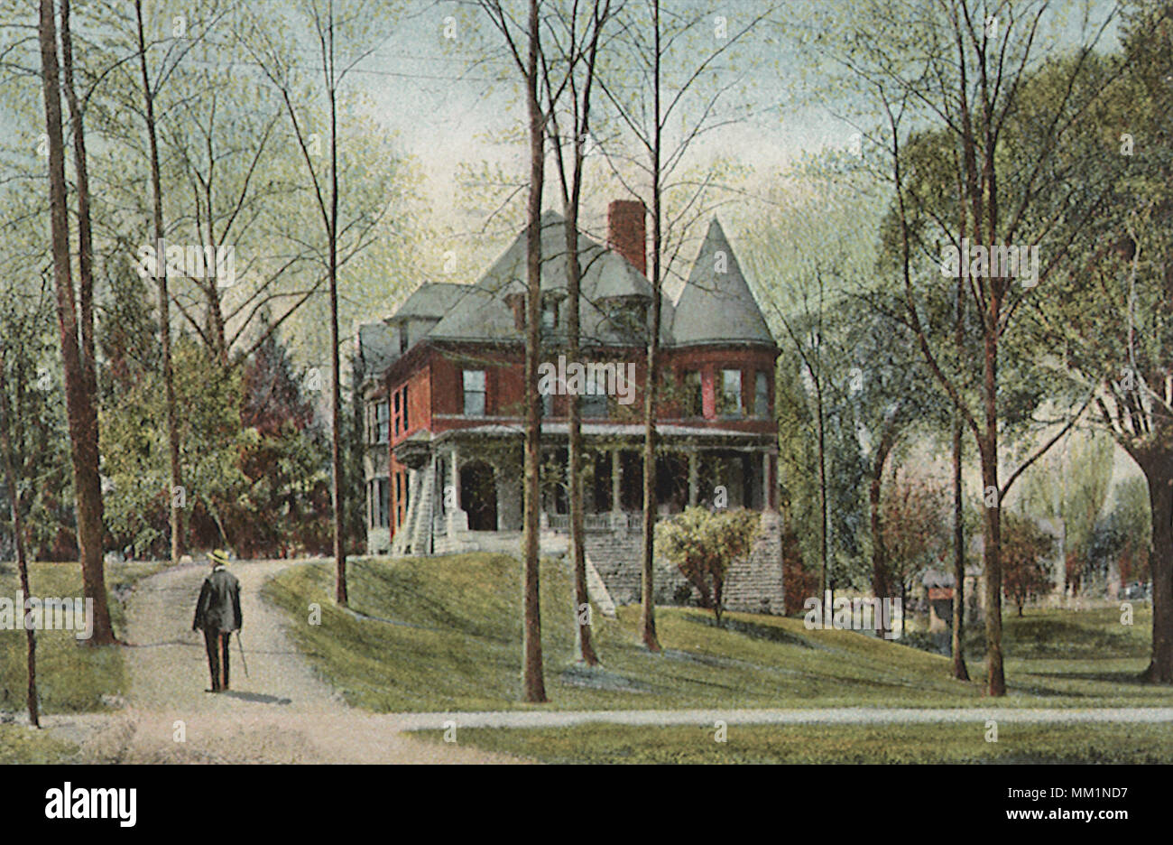 University of Michigan Fraternity. Ann Arbor. 1913 Stock Photo - Alamy