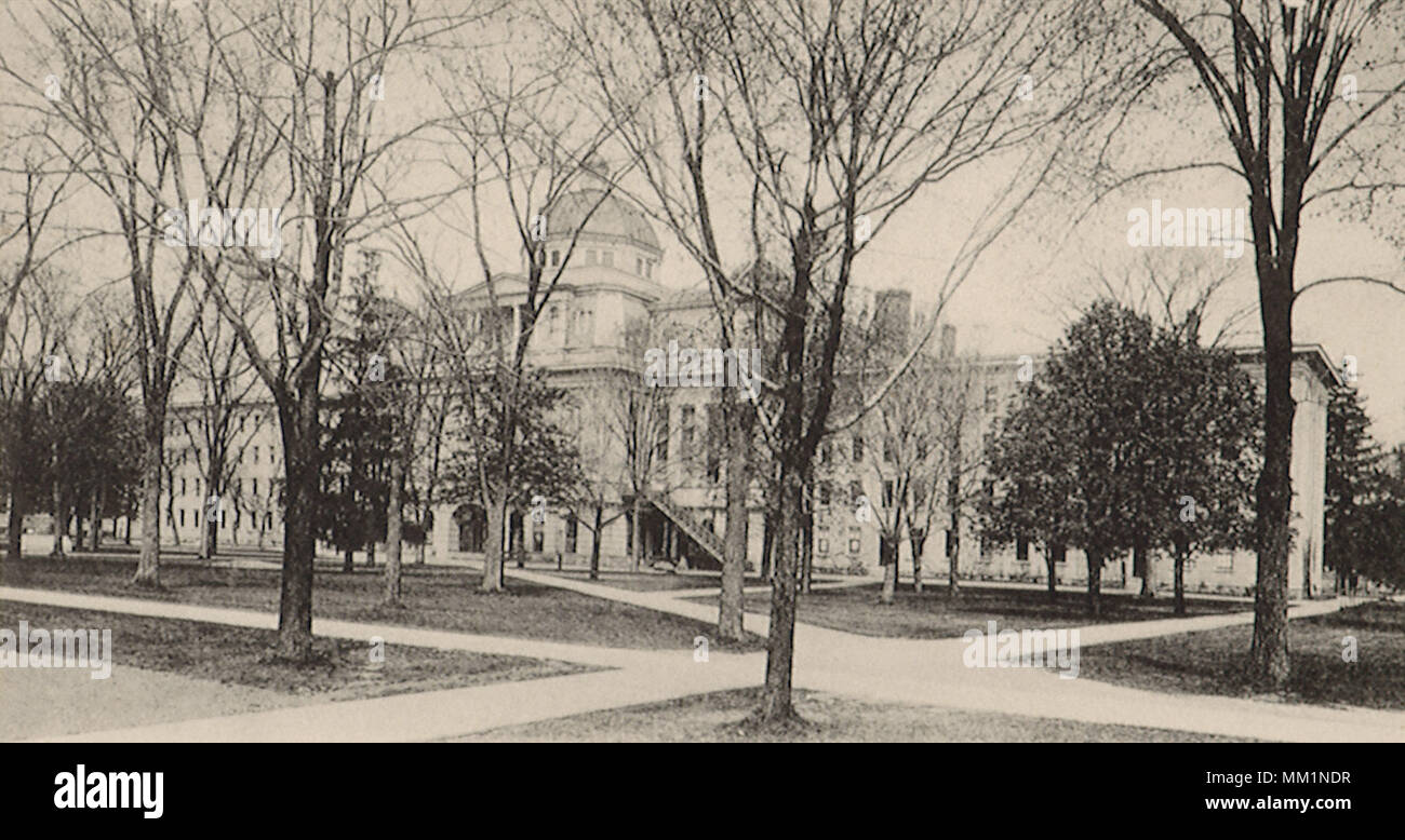 University of Michigan Main Building. Ann Arbor.1905 Stock Photo - Alamy