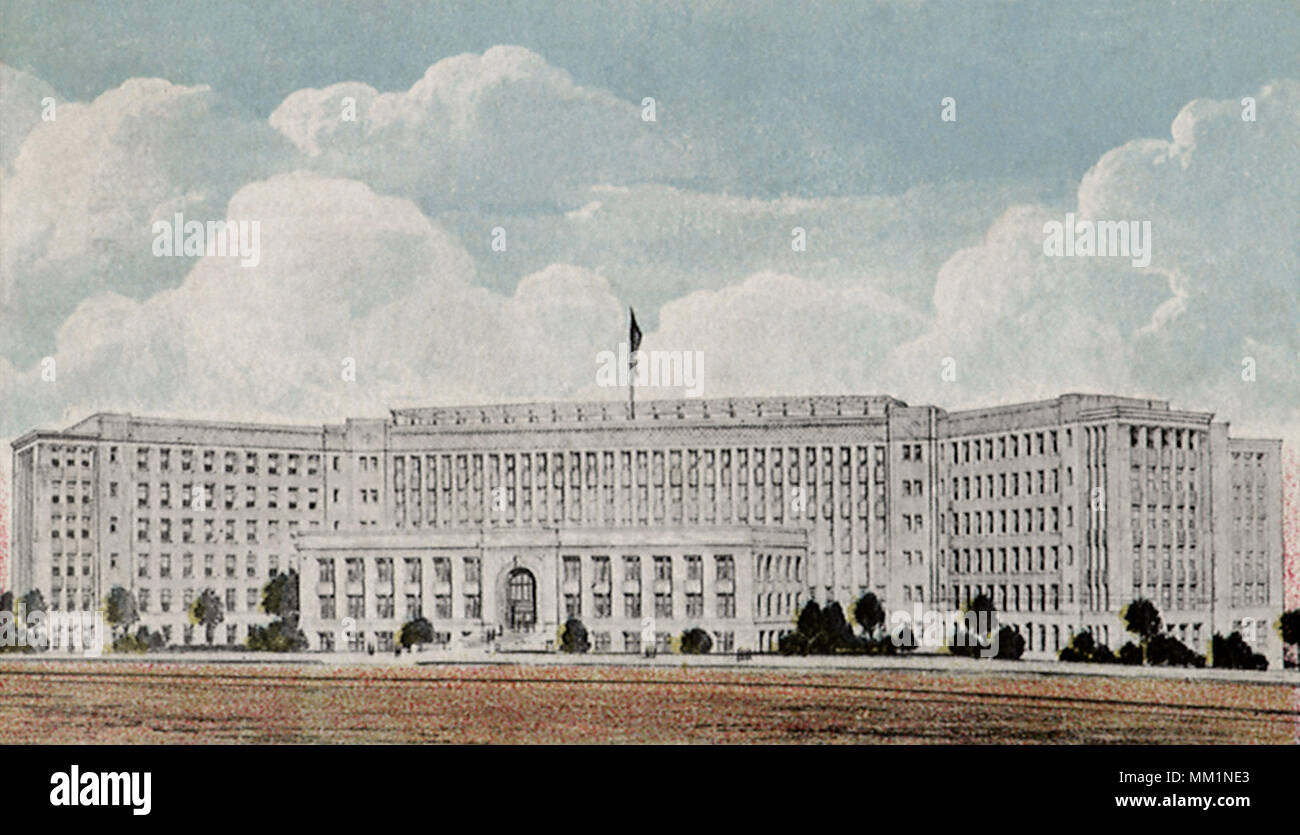 University of Michigan Hospital. Ann Arbor. 1921 Stock Photo - Alamy