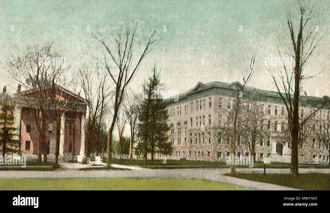 University of Michigan Buildings. Ann Arbor. 1909 Stock Photo - Alamy