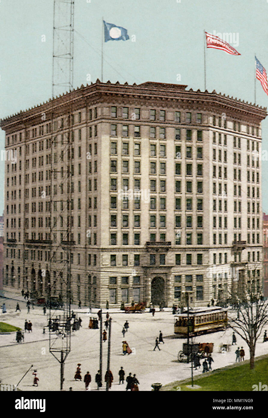 Hotel Pontchartrain. Detroit. 1909 Stock Photo - Alamy
