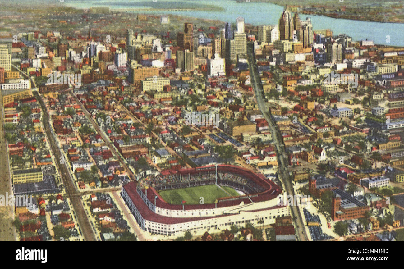 Air View of Briggs Stadium. Detroit. 1940 Stock Photo - Alamy