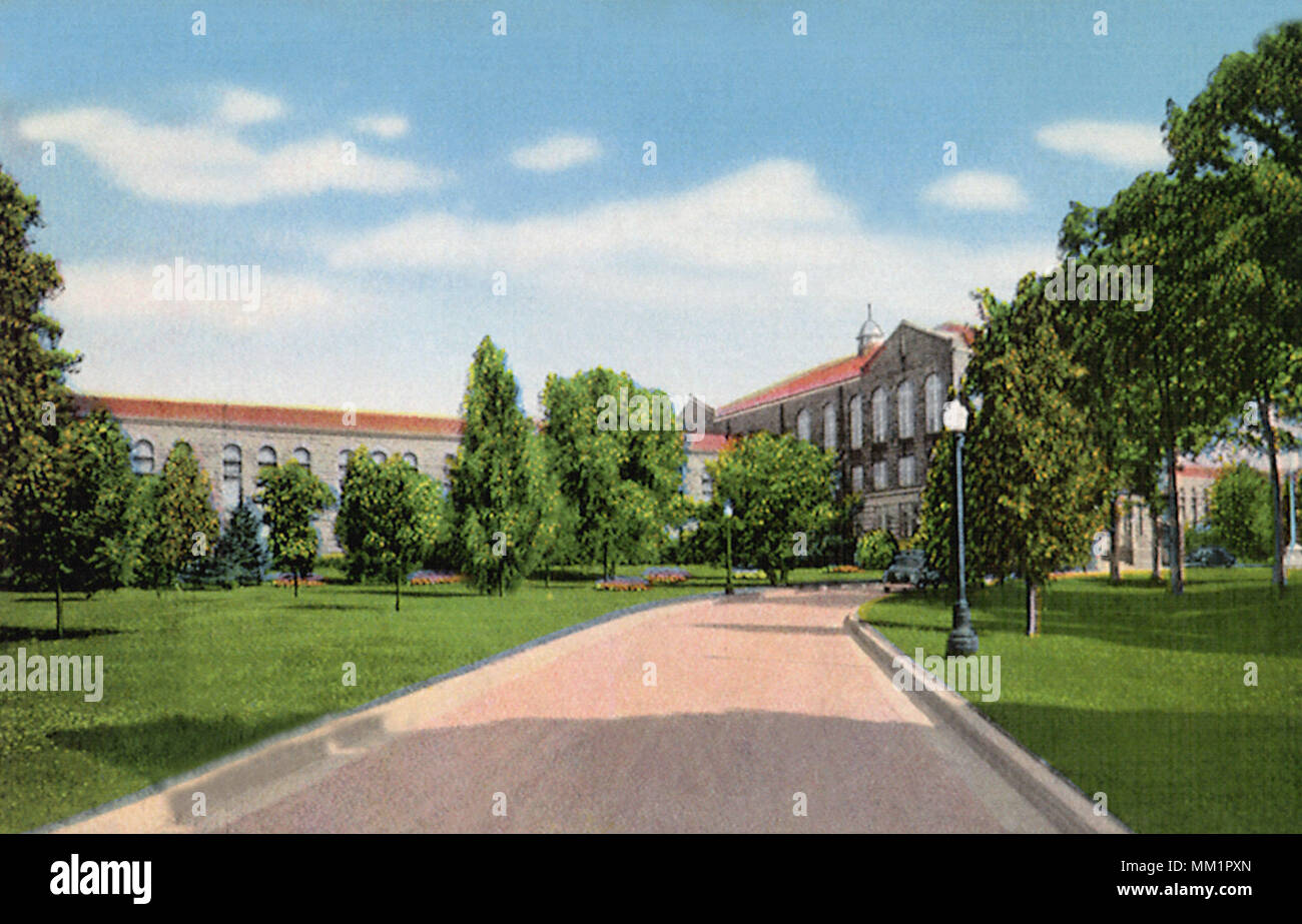 Wisconsin State Reformatory. Green Bay. 1943 Stock Photo - Alamy