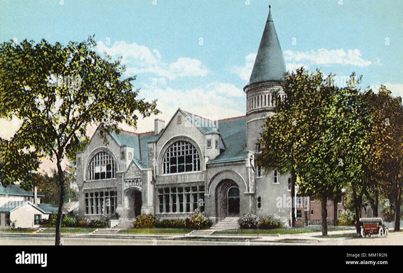 Public Library. La Crosse. 1925 Stock Photo - Alamy