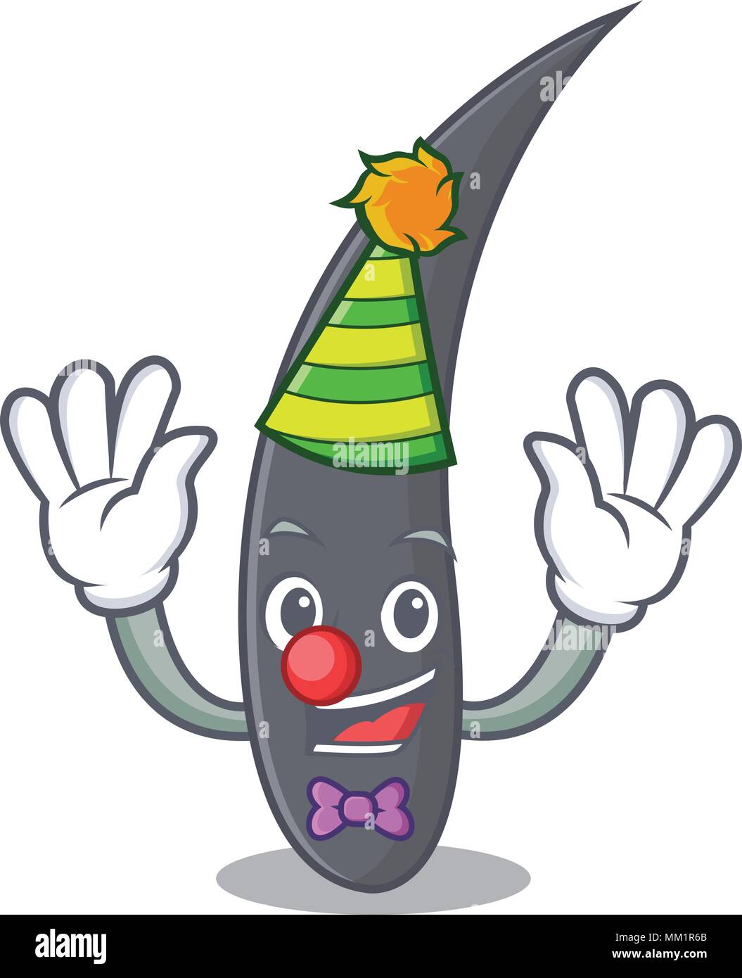 Clown hair mascot cartoon style Stock Vector Image & Art - Alamy