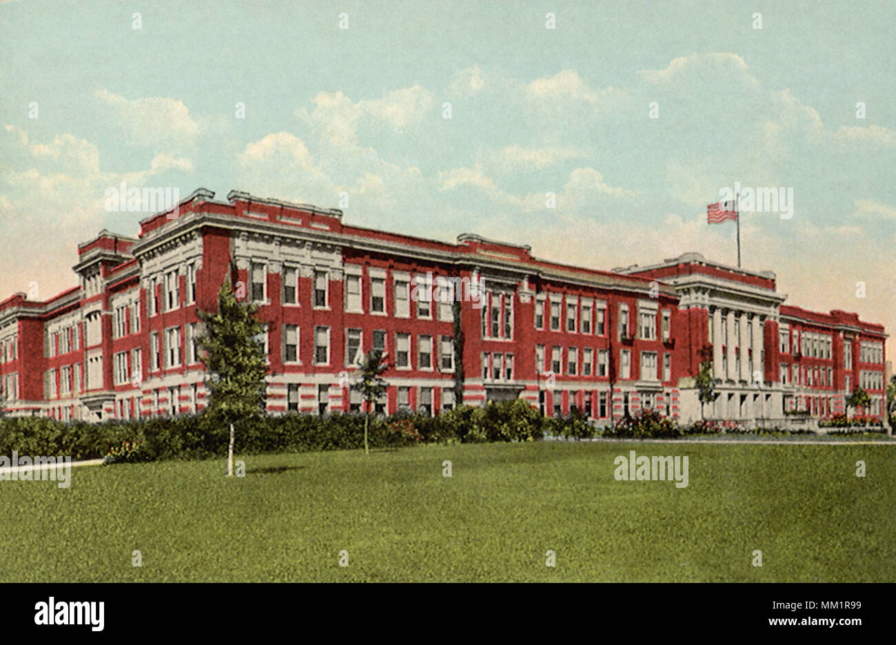 State Normal School. Milwaukee. 1910 Stock Photo - Alamy