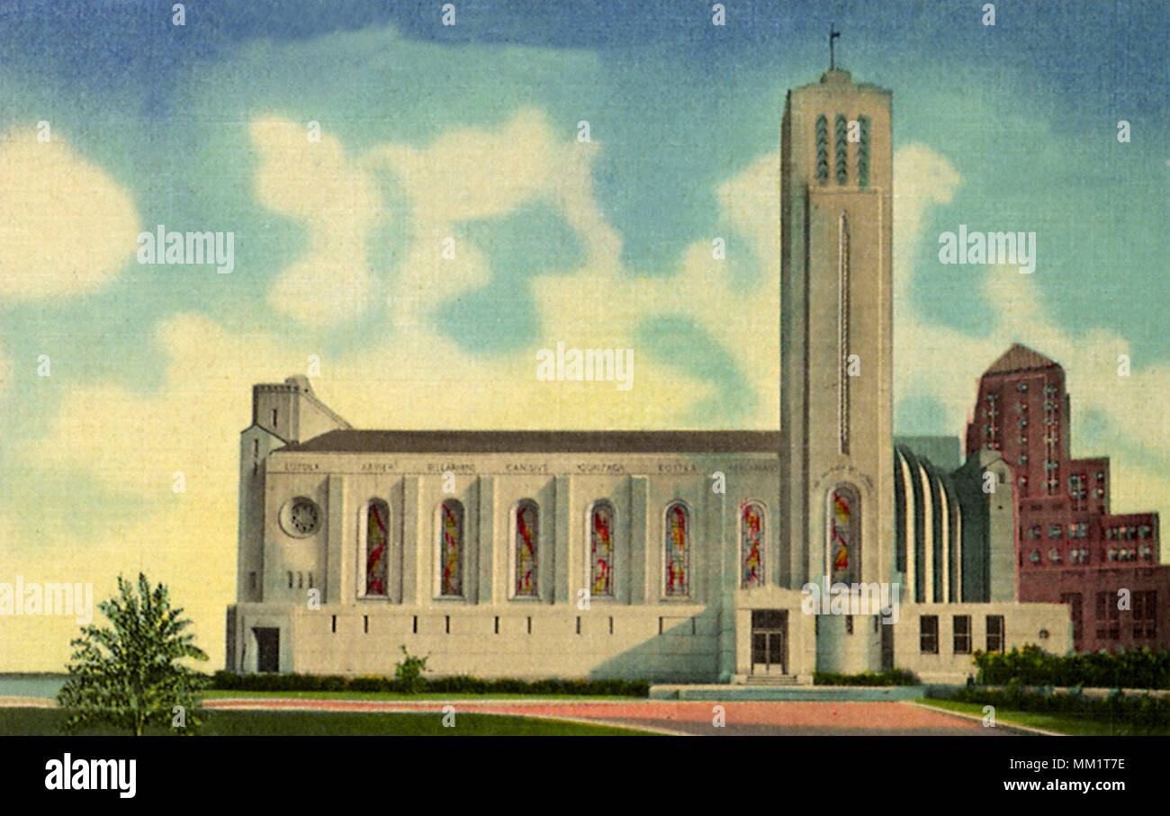 Madonna Della Strada Chapel. Chicago. 1940 Stock Photo - Alamy