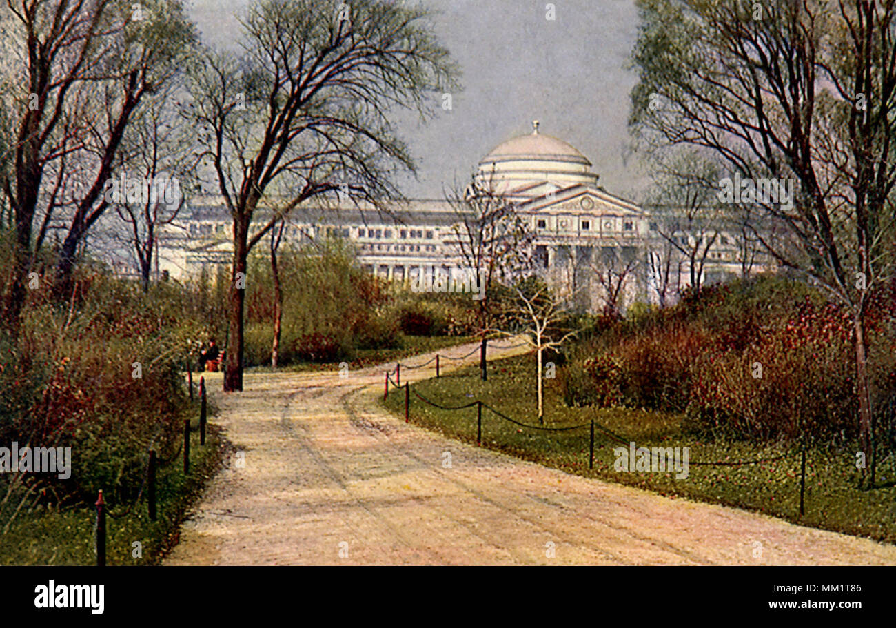Field Museum at Jackson Park. Chicago 1908 Stock Photo - Alamy