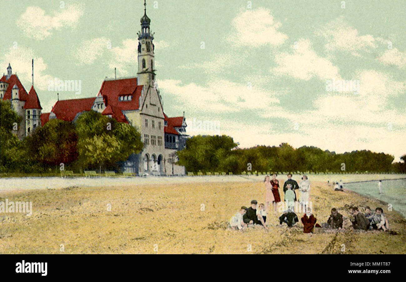 German Building in Jackson Park. Chicago. 1915 Stock Photo - Alamy