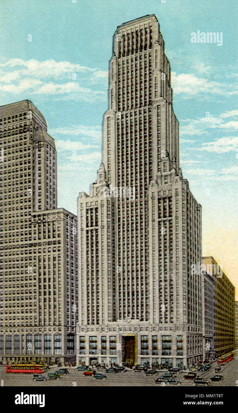 One La Salle Street Building. Chicago. 1931 Stock Photo - Alamy